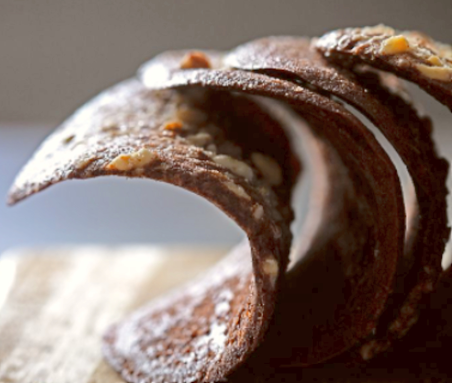 Tejas de Cacao y Chocolate con Nueces y Almendras - Chefeel.com