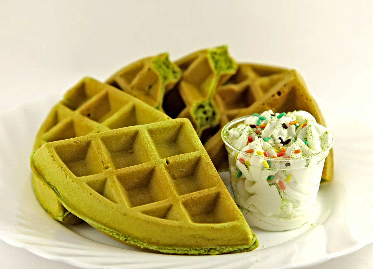 Waffle de Té Matcha - Chefeel.com