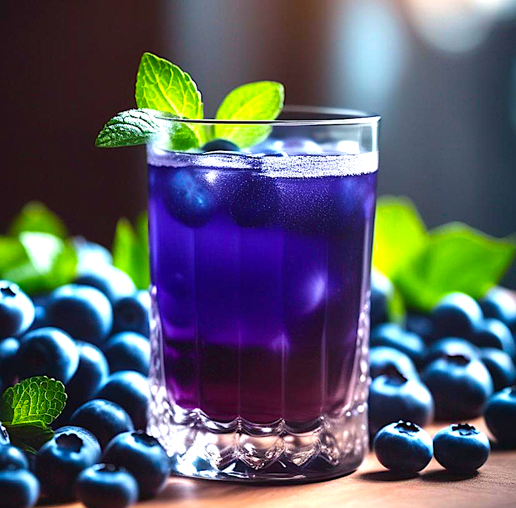 Cocktail Arándanos y Mora - Chefeel.com