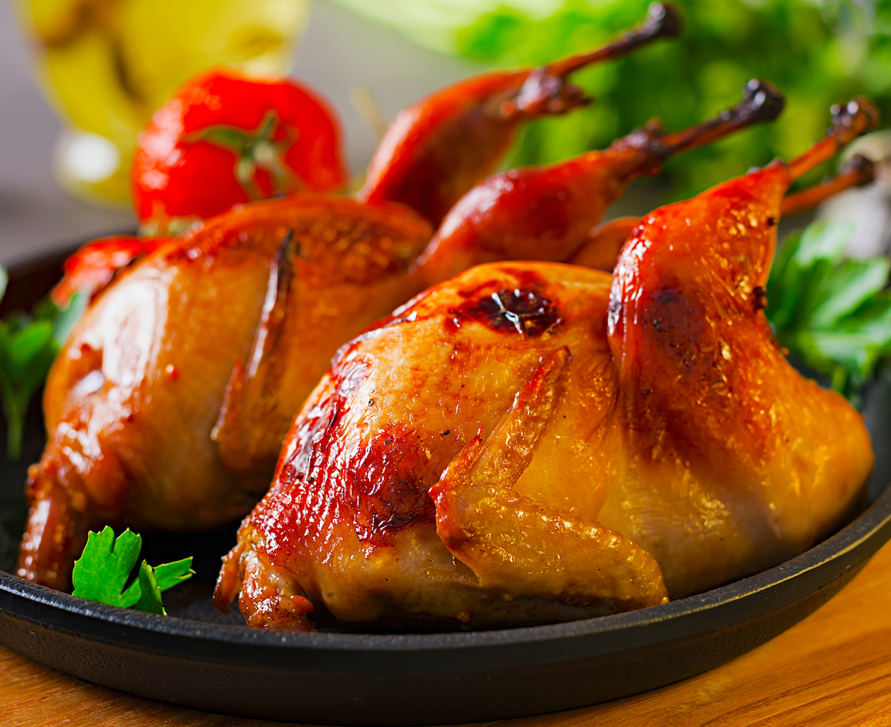 Codornices Rellenas Asadas - Chefeel.com