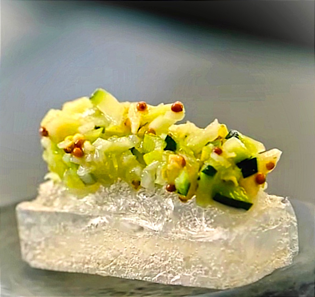 Pan Vidrio con Tartar de Verduras - Chefeel.com