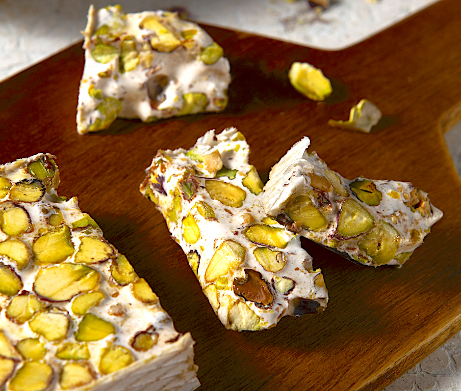 Turrón Nougat de Pistacho y Cítricos - Chefeel.com