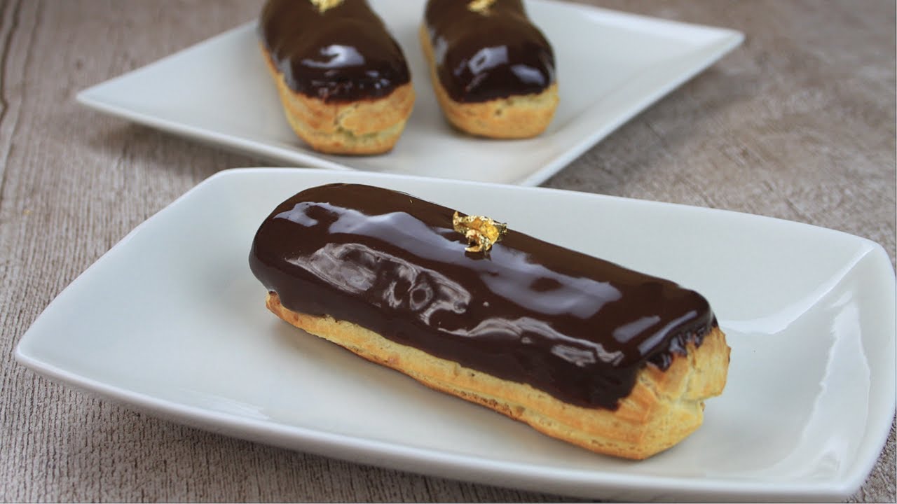 Eclair de Nutella y Crema de Chocolate - Chefeel.com